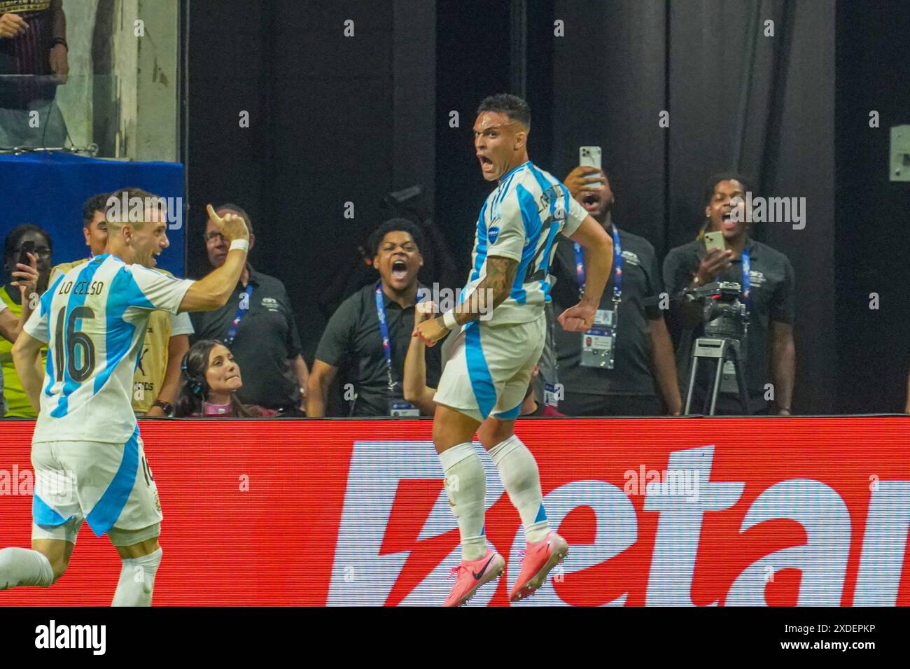Lautaro martinez copa america 2024 hi-res stock photography and images ...