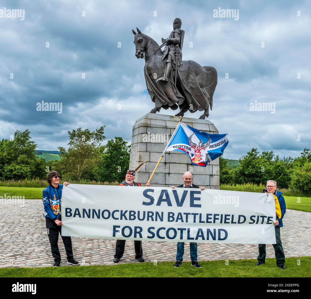 Independence march to Bannockburn organised by All Under One Banner to ...
