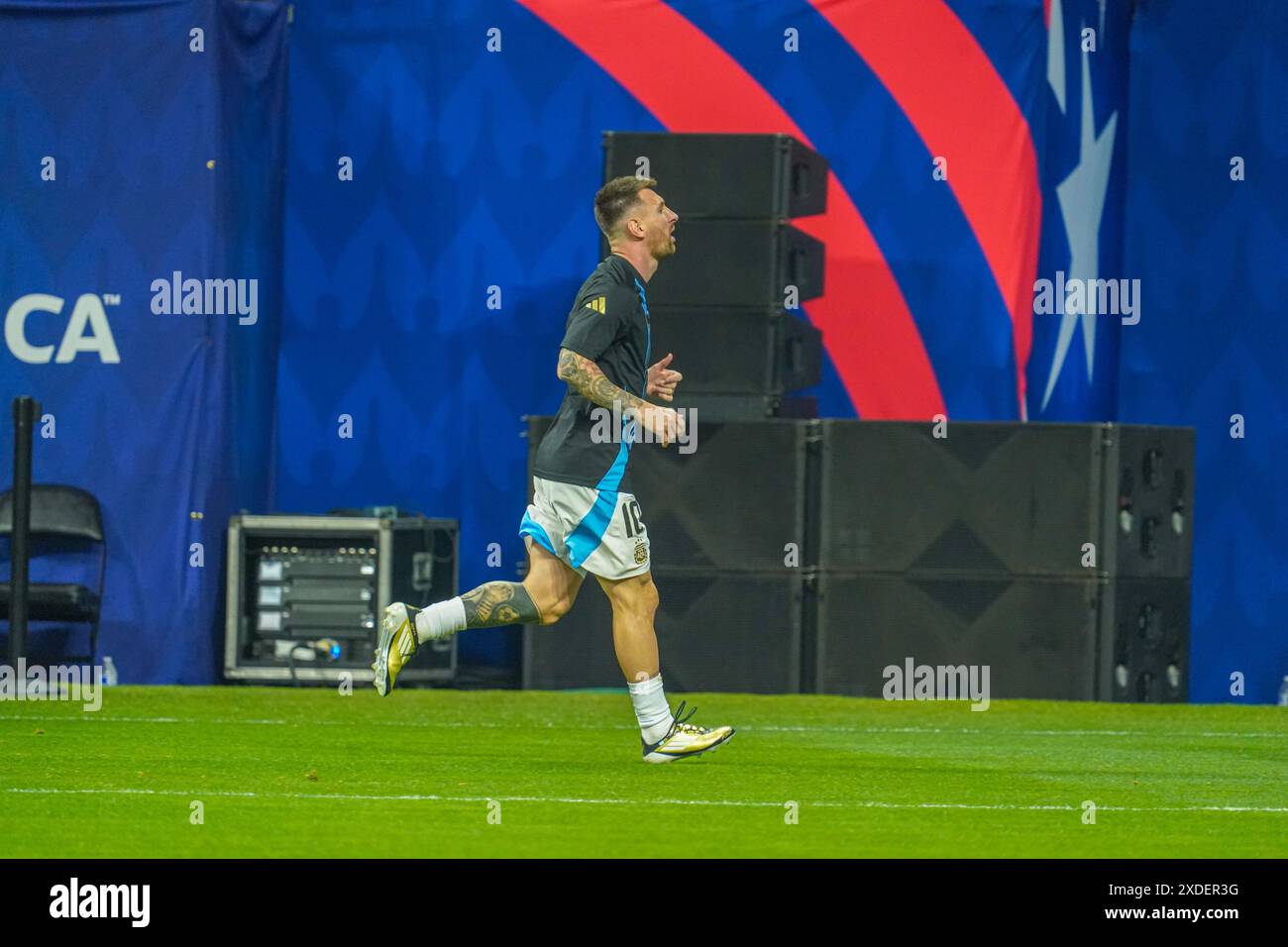 Atlanta, Georgia, USA, June 20, 2024, Argentina forward Lionel Messi ...