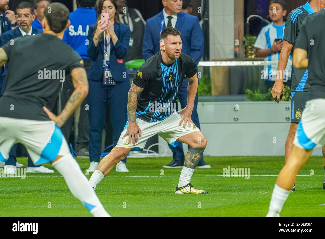 Atlanta, Georgia, USA, June 20, 2024, Argentina forward Lionel Messi ...