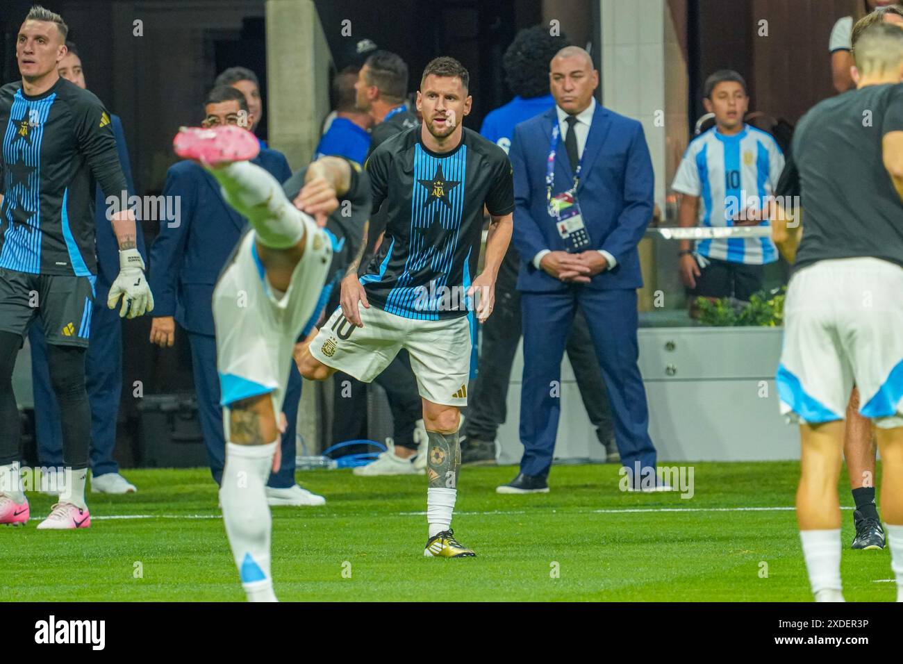 Atlanta, Georgia, USA, June 20, 2024, Argentina forward Lionel Messi ...