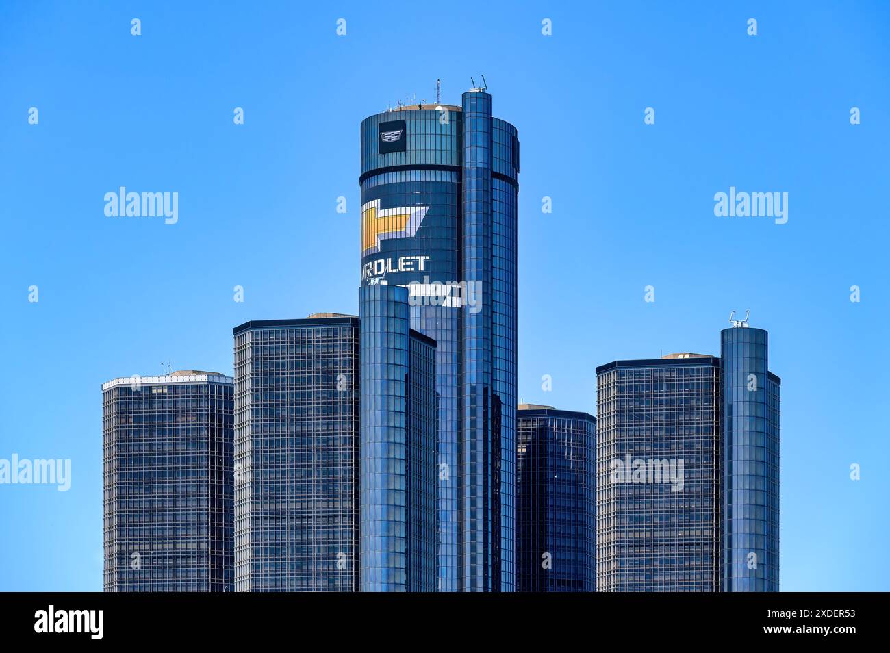 Detroit city centre hi-res stock photography and images - Alamy