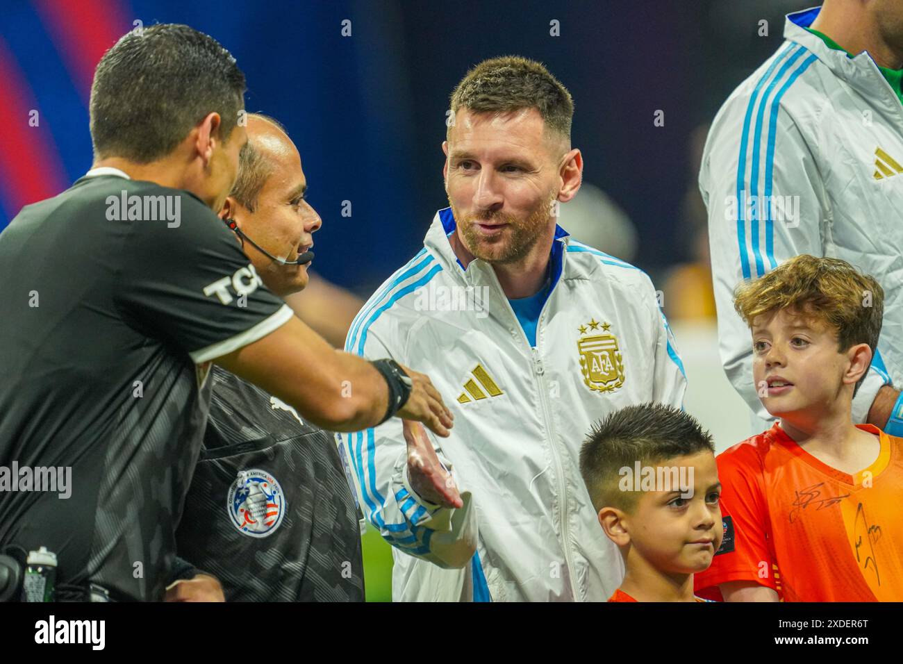 Atlanta, Georgia, USA, June 20, 2024, Argentina forward Lionel Messi ...
