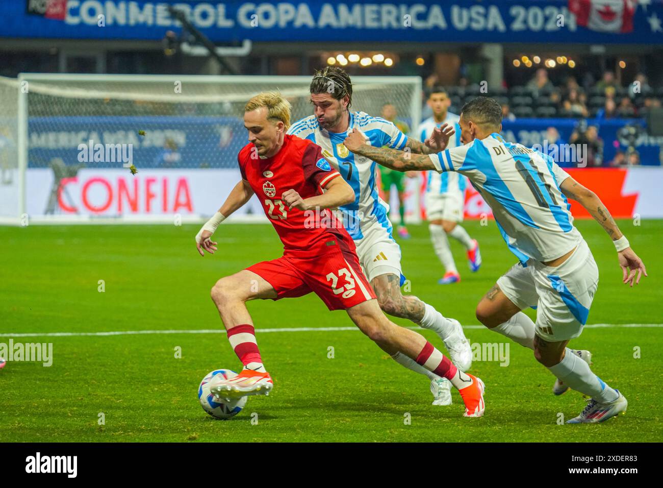 Atlanta, Georgia, USA, June 20, 2024, Canada face Argentina during the ...