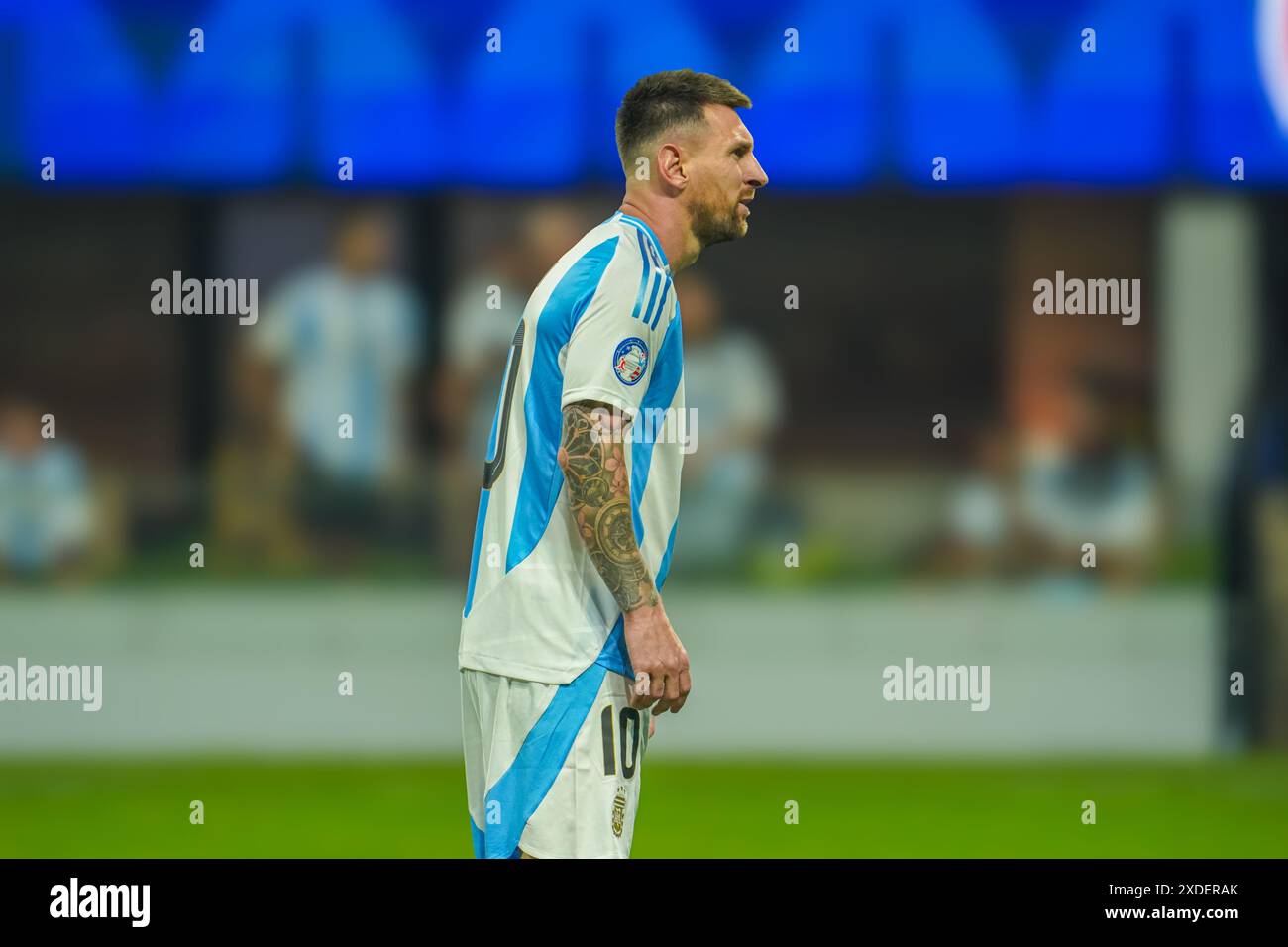 Atlanta, Georgia, USA, June 20, 2024, Argentina forward Lionel Messi ...