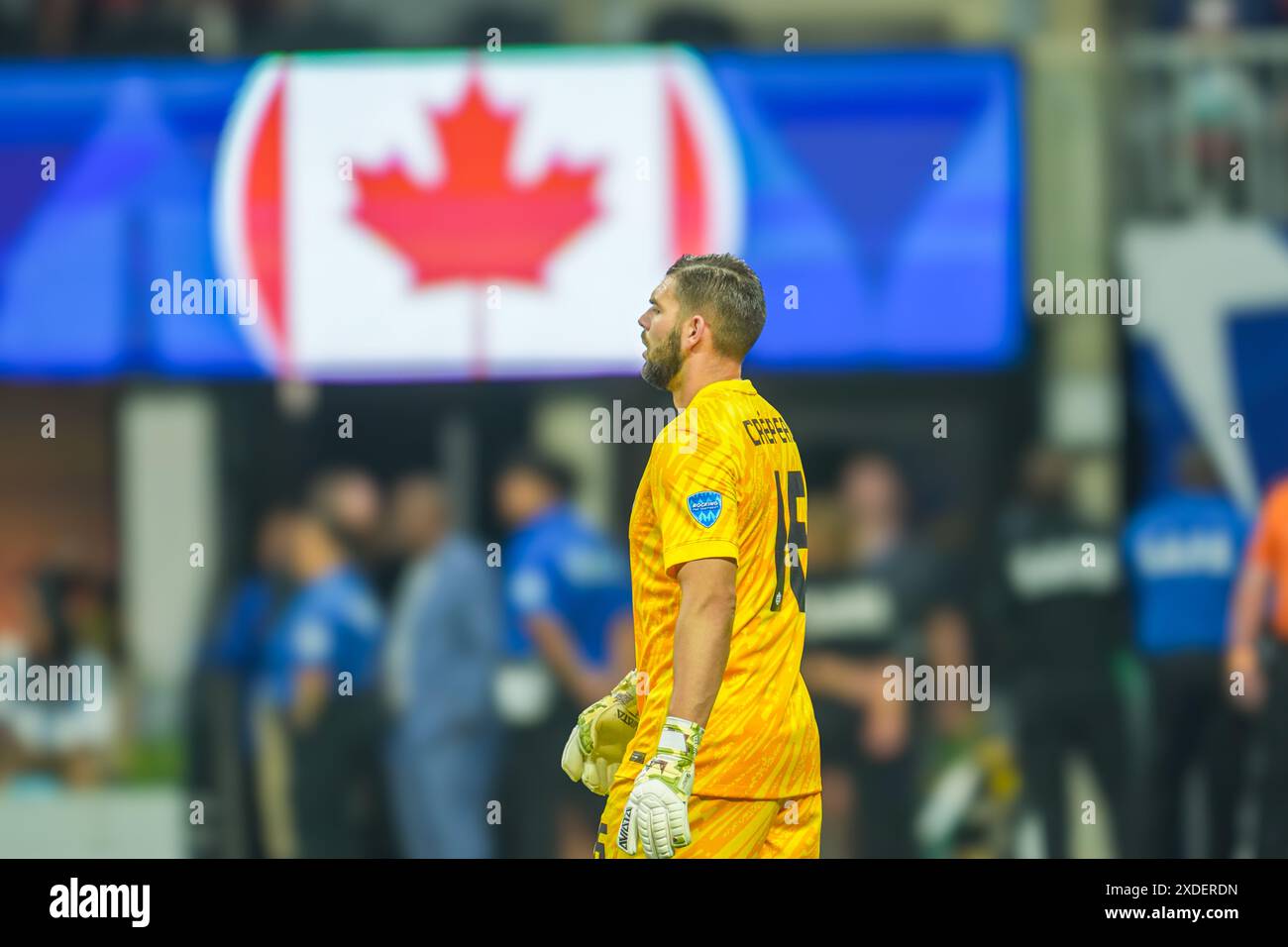 Atlanta, Georgia, USA, June 20, 2024, Canada goalkeeper Maxime Crépeau ...