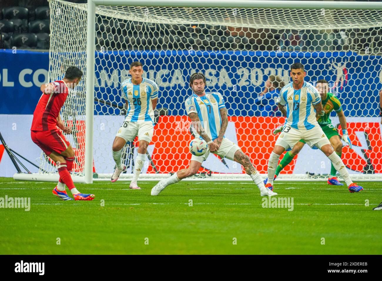 Atlanta, Georgia, USA, June 20, 2024, Canada face Argentina during the ...