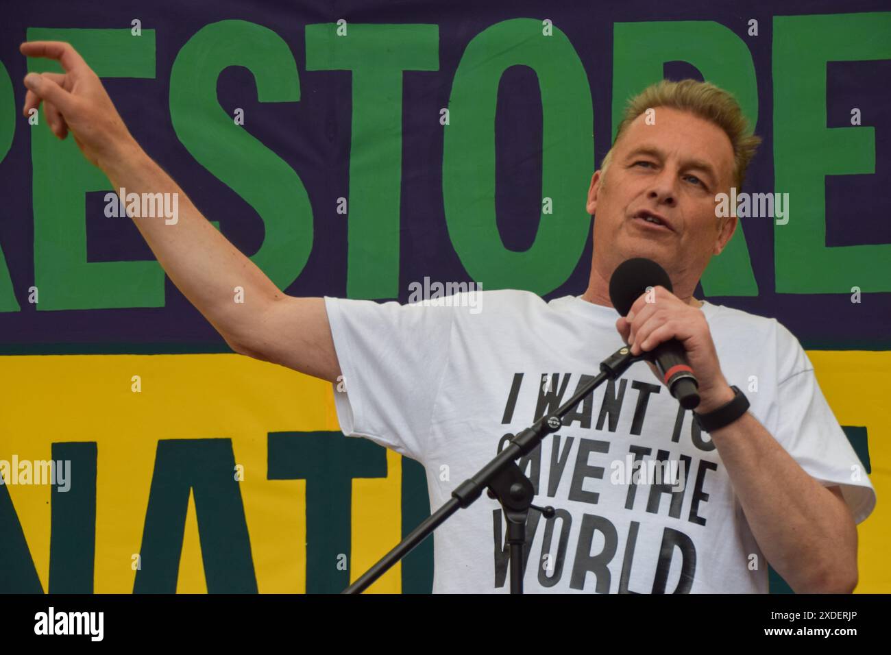 London, UK. 22nd June 2024. Naturalist and TV presenter Chris Packham ...
