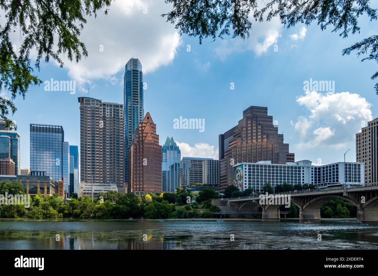 Austin, TX - 15 June 2024: Panorama of modern buildings and offices by ...