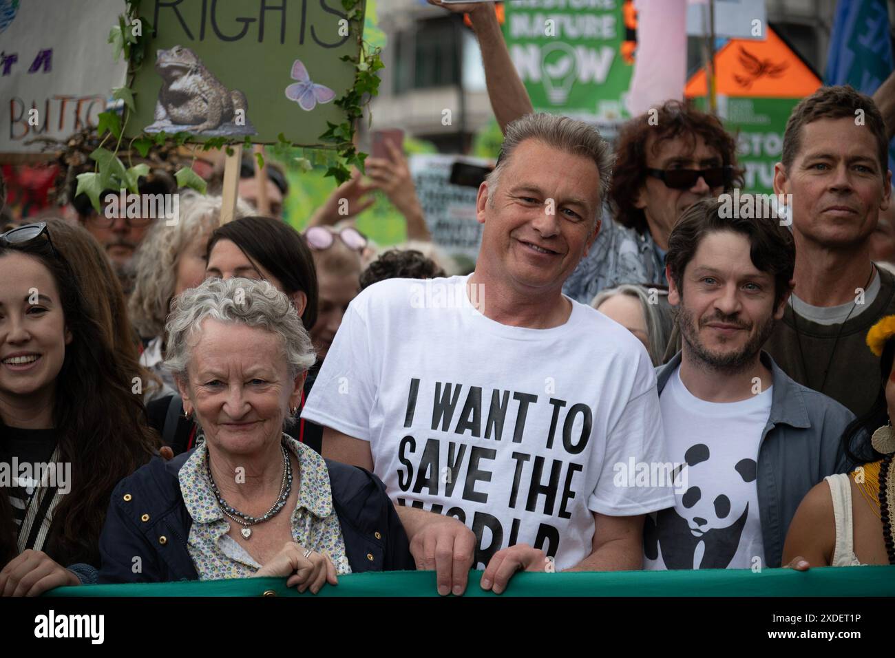 Restore Nature Now march. The march calls for urgent political action ...