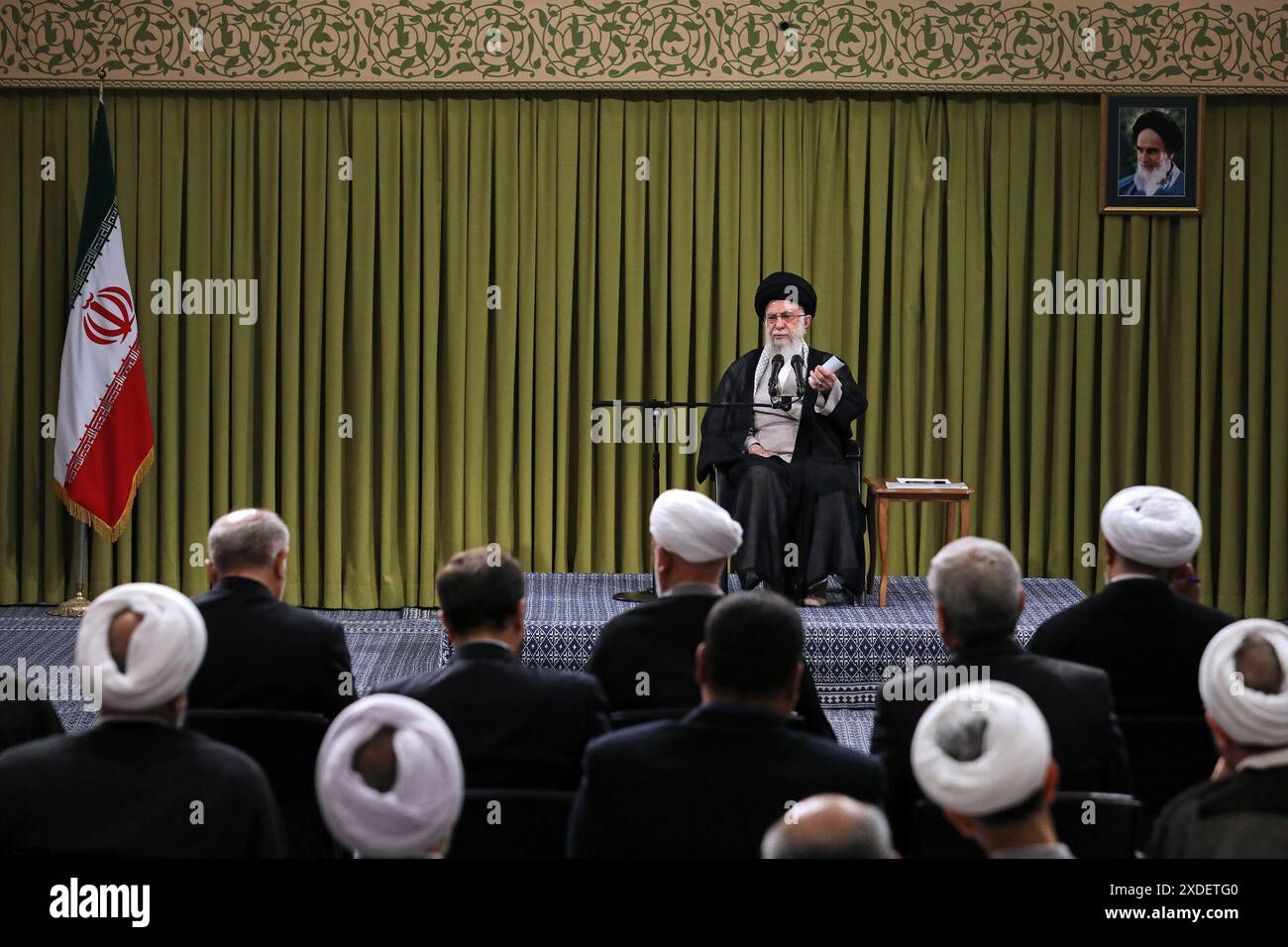 Tehran, Iran. 22nd June, 2024. Iranian Supreme Leader Ayatollah ALI ...