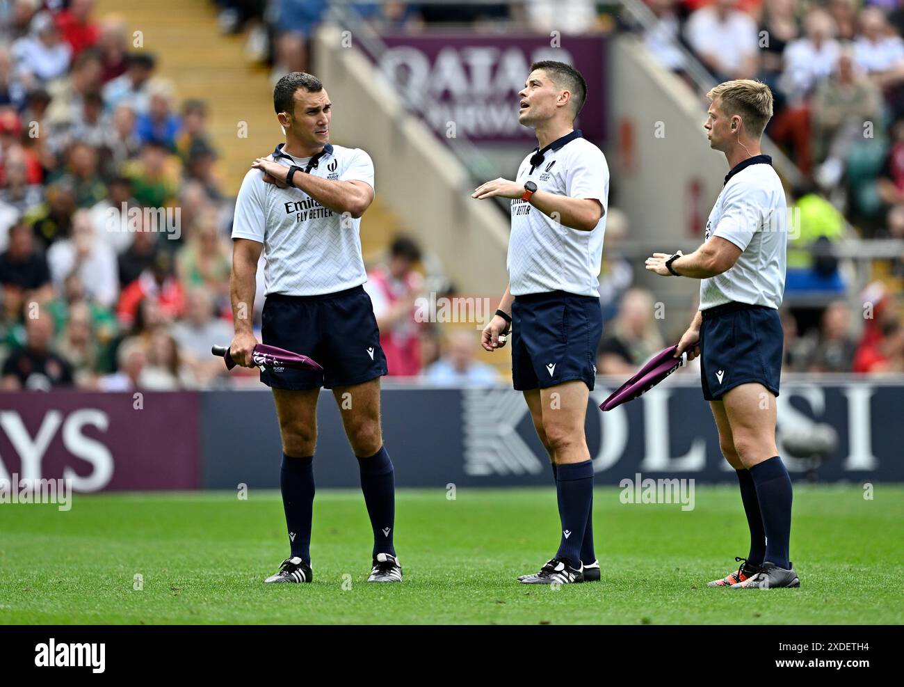 Twickenham, United Kingdom. 22nd June, 2024. South Africa V Wales ...