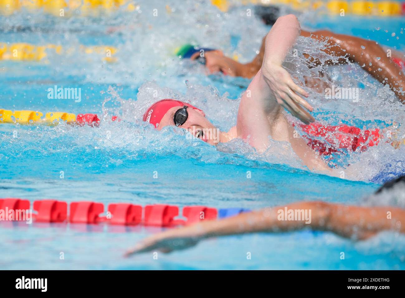 Rome, Italy. 21st June, 2024. Kieran Bird (GBR) in action during the ...
