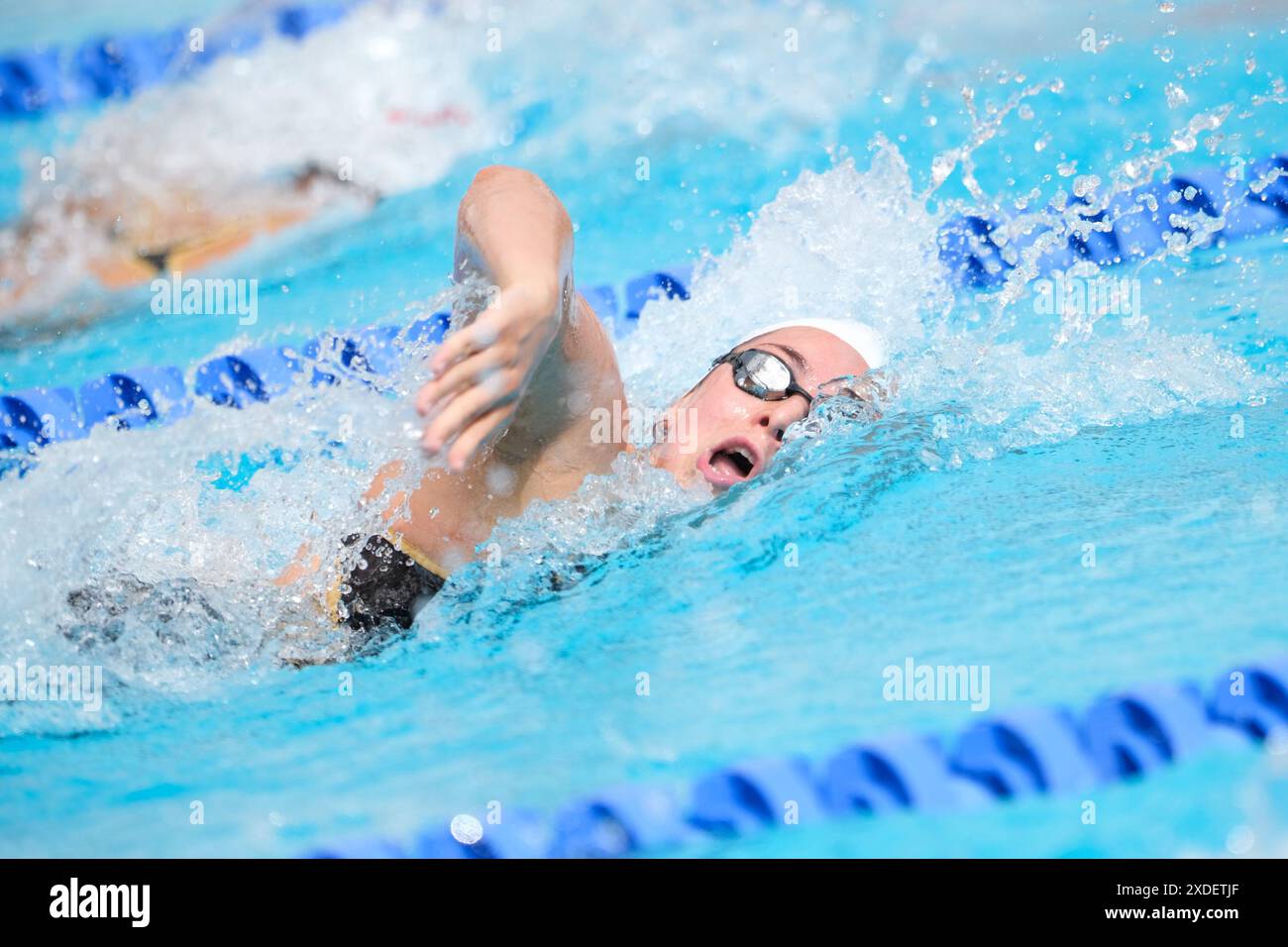 Francesca Romana Furfaro (ITA) seen in action during the 200 freestyle ...