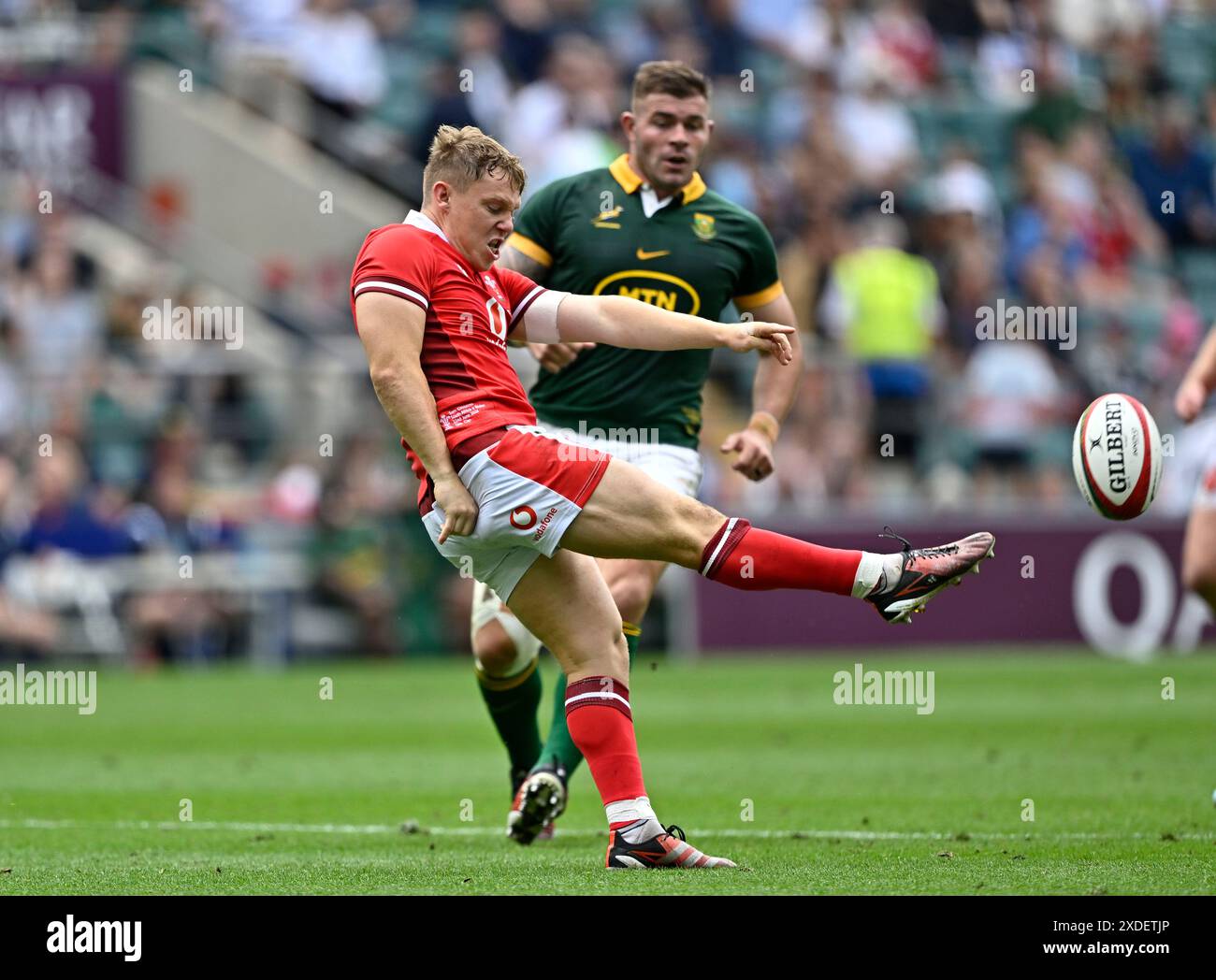 Twickenham, United Kingdom. 22nd June, 2024. South Africa V Wales ...