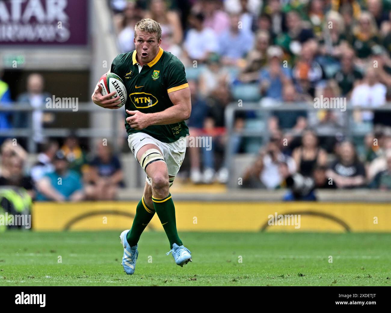 Twickenham, United Kingdom. 22nd June, 2024. South Africa V Wales ...