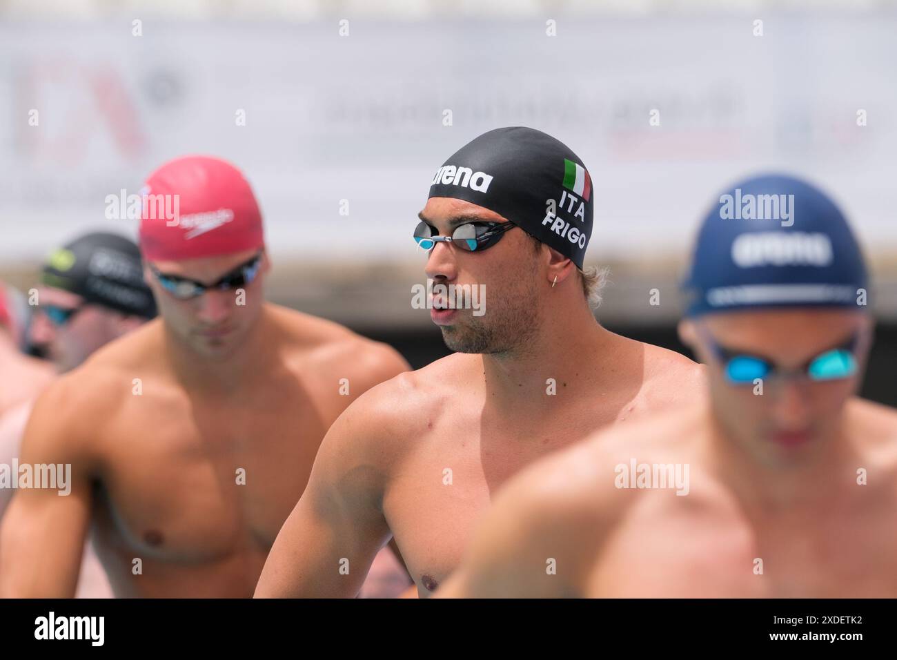 Manuel Frigo (ITA) seen during the 50 freestyle men at the 60th ...