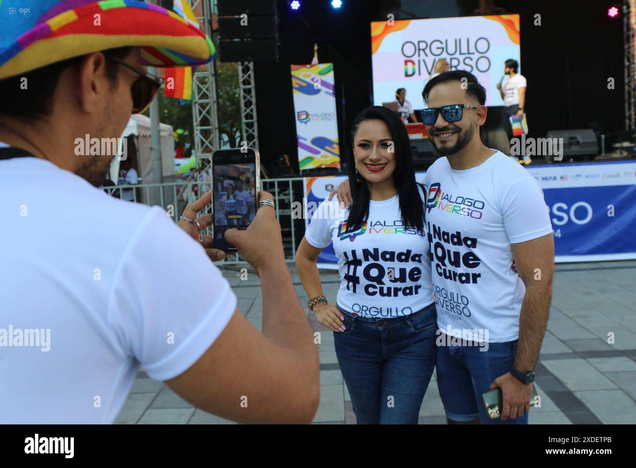 MARCHA ORGULLO INVERSO Quito, Saturday June 22, 2024 Inverse Pride Fair ...