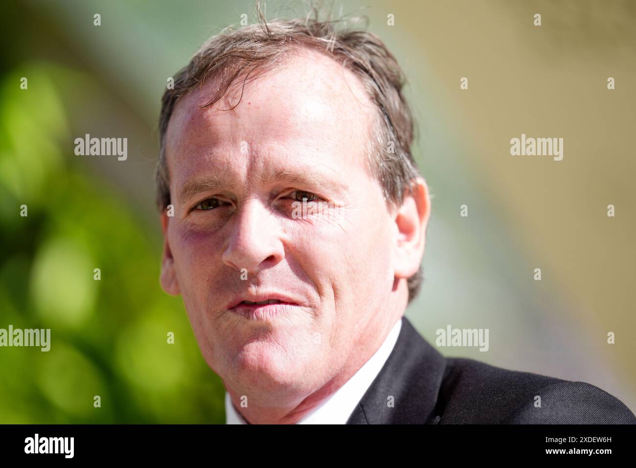 Trainer Richard Hannon during day five of Royal Ascot at Ascot ...