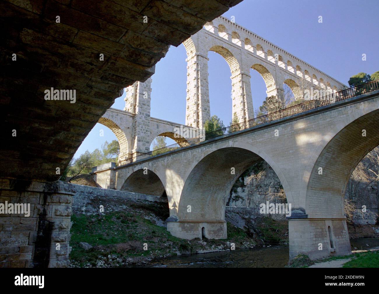 Monumental aqueduct de Roquefavour who served to supply Marseille in ...