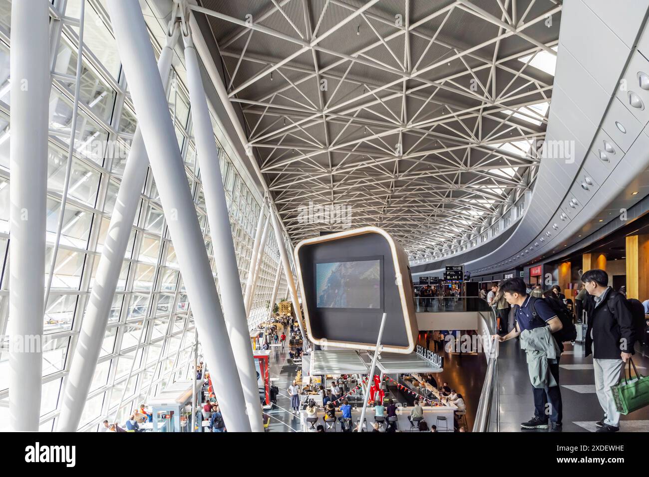 Innenansicht Terminal, Flughafen Zürich, ZRH. // 13.06.2024: Zürich ...