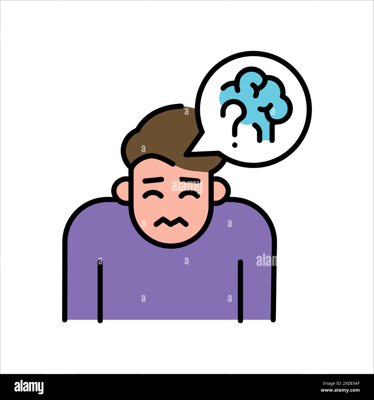 Dissociative disorders Stock Vector Images - Alamy