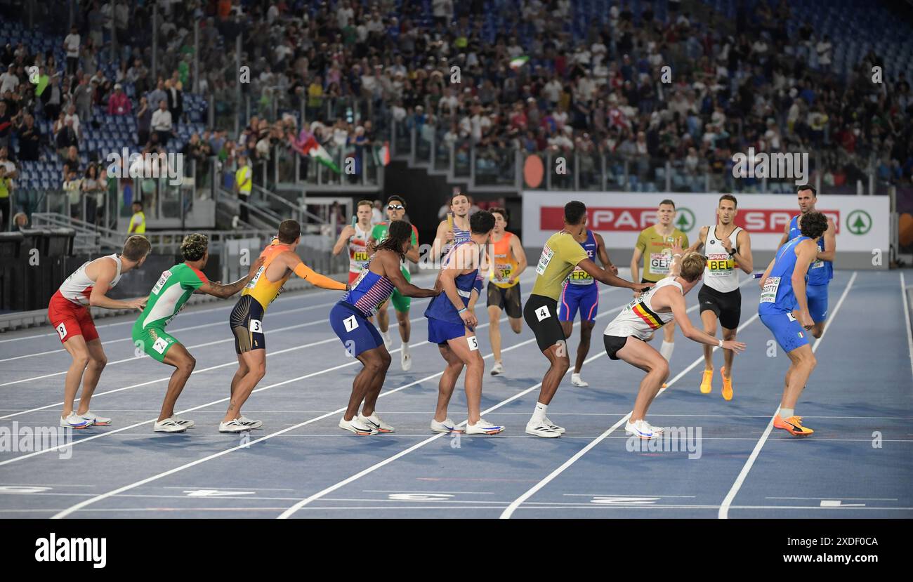 Men s 4x400m Relay Final At The European Athletics Championships men-s-4x400m-relay-final-at-the-european-athletics-championships