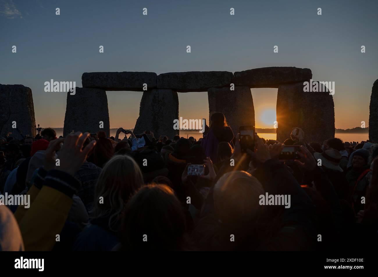 Salisbury Plain, Wiltshire, Friday, 21st June 2024. Summer Solstice ...