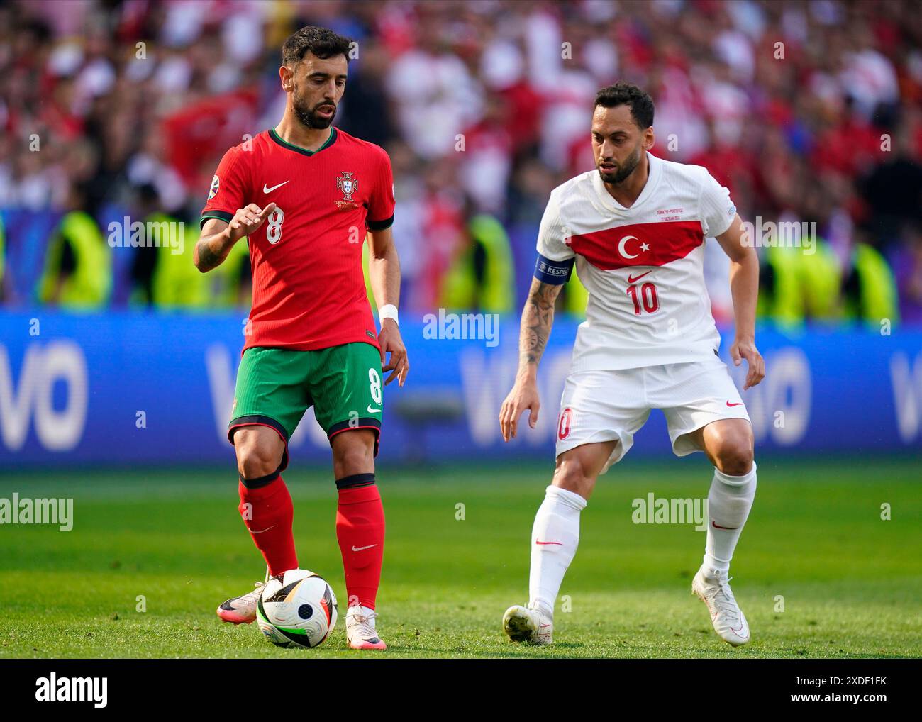 Dortmund, Germany. 22nd June, 2024. Bruno Fernandes of Portugal during ...
