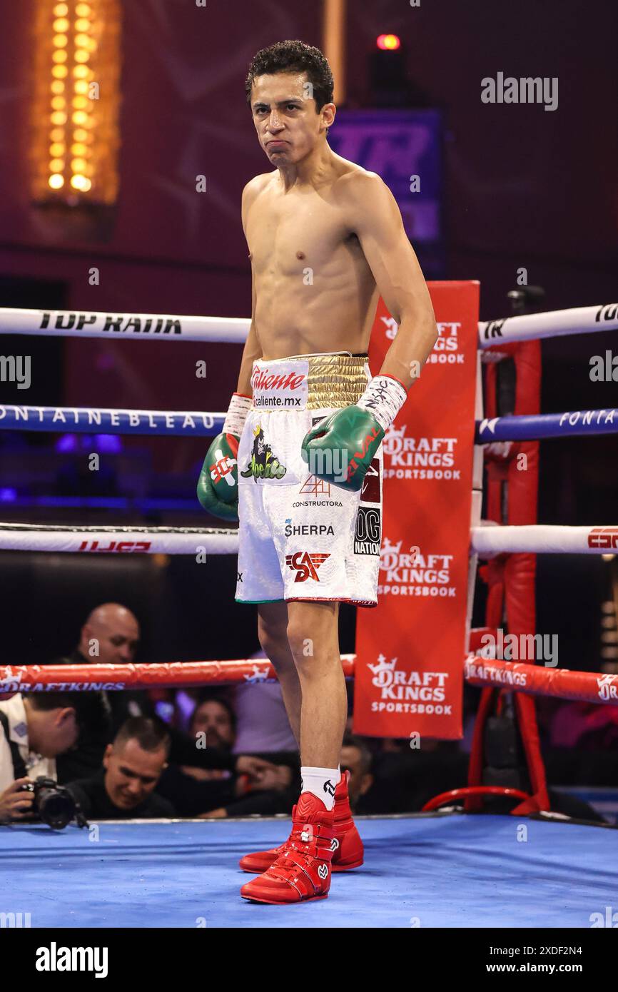 June 21, 2024: Rafael Espinoza looks towards the opposite corner prior ...