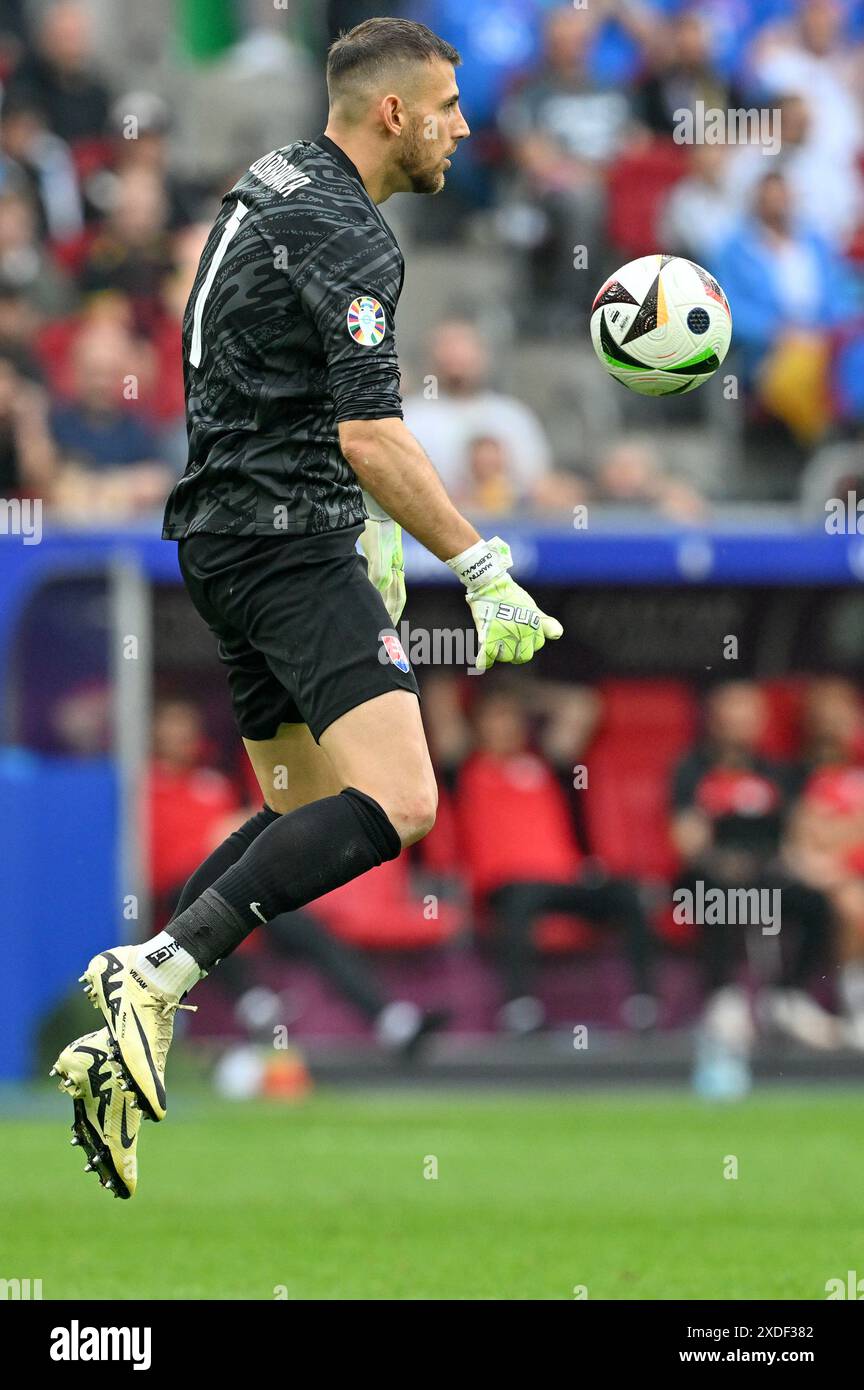 Dusseldorf, Germany. 21st June, 2024. goalkeeper Martin Dubravka (1) of ...