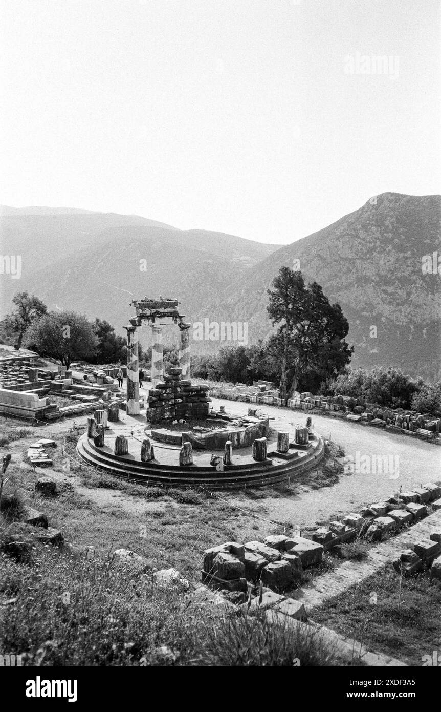 Ancient ruins temple athena Black and White Stock Photos & Images - Alamy