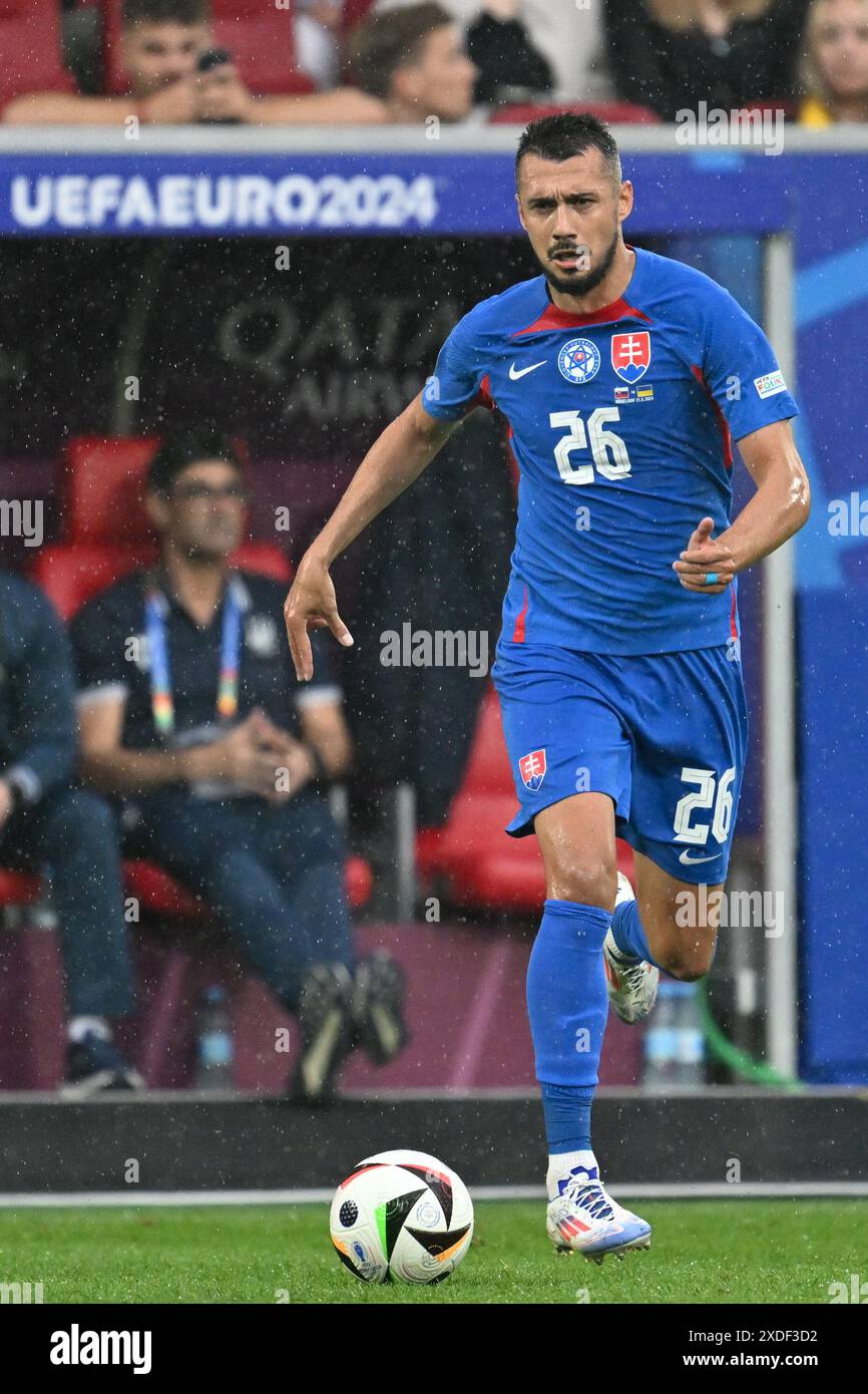 Ivan Schranz (26) of Slovakia pictured during a soccer game between the ...