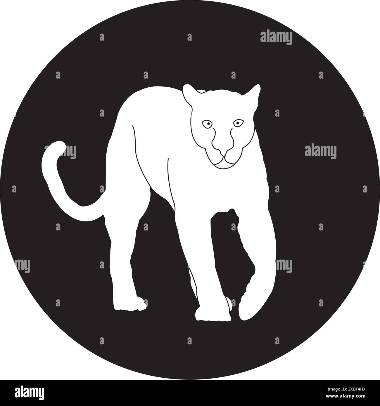 Panther design Black and White Stock Photos & Images - Alamy