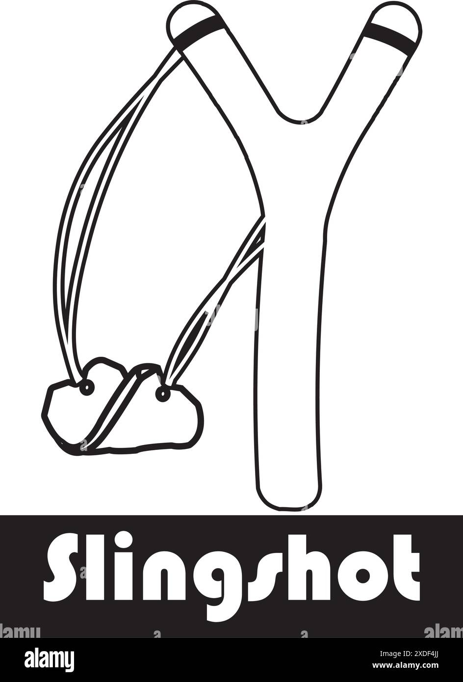 slingshot icon vector illustration simple design Stock Vector Image ...
