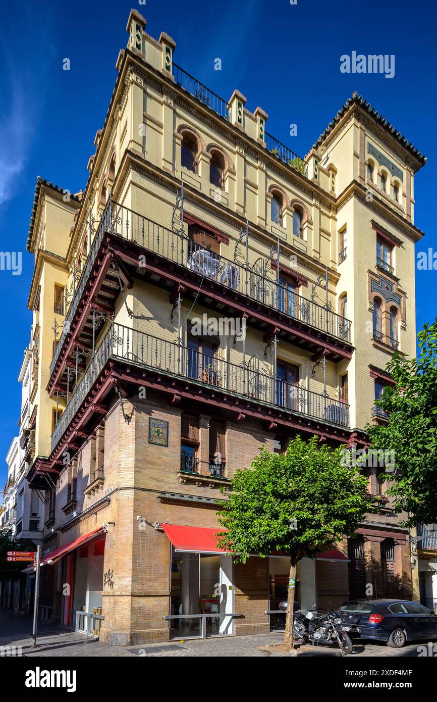 Historic regionalist building designed by architect José Espiau in 1921 ...