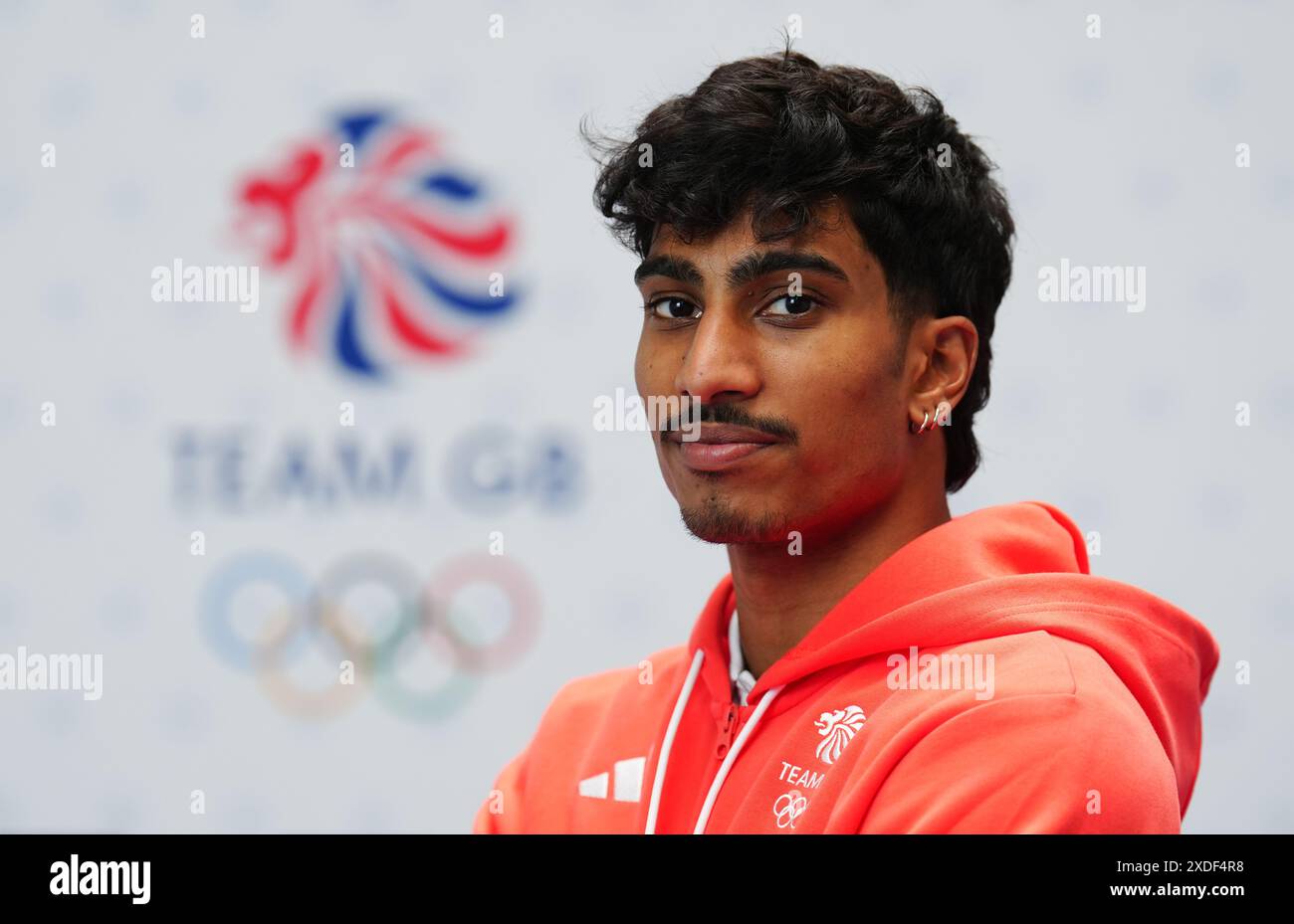 Kyle Kothari during a Team GB kitting out session for the Paris ...