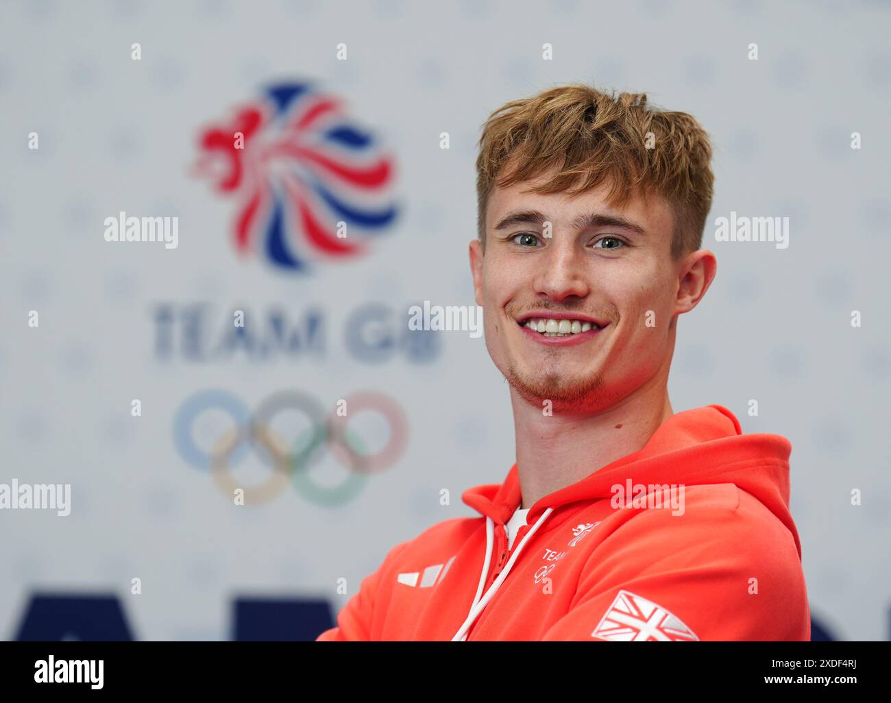 Jack Laugher during a Team GB kitting out session for the Paris ...