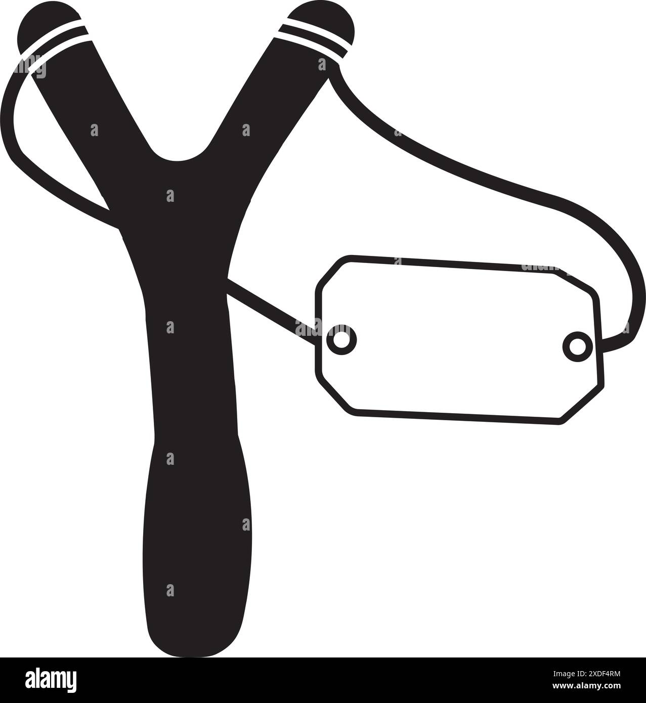 slingshot icon vector illustration simple design Stock Vector Image ...