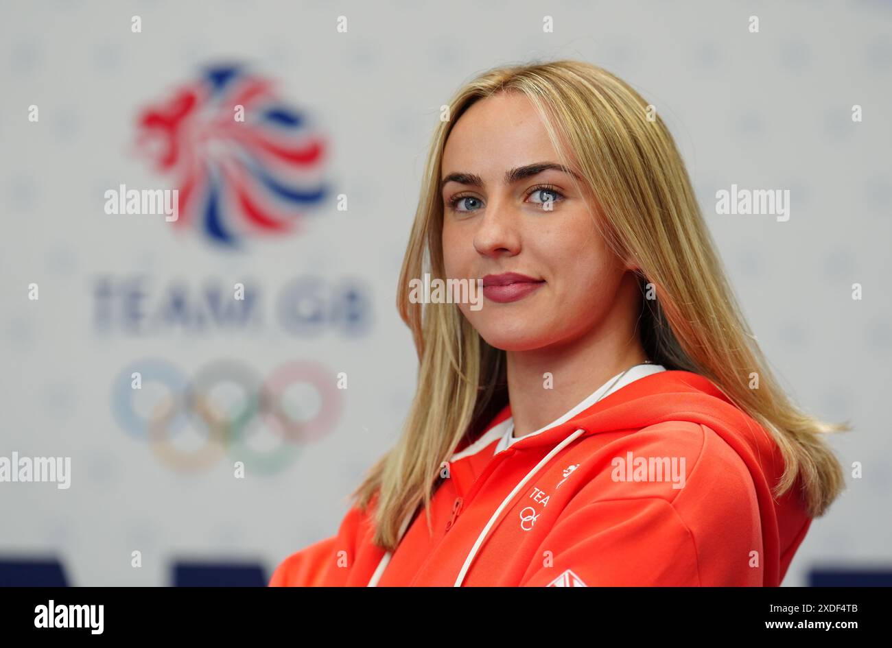 Lois Toulson during a Team GB kitting out session for the Paris ...