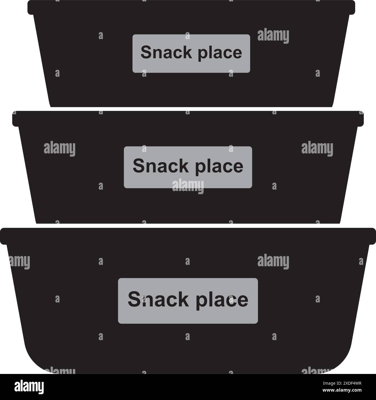 Simple school lunchbox Stock Vector Images - Alamy
