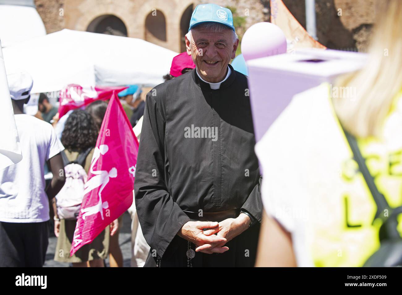 Italy, Rome, 2024/6/22.Father Mario Piatti, of the Immaculate Heart of ...