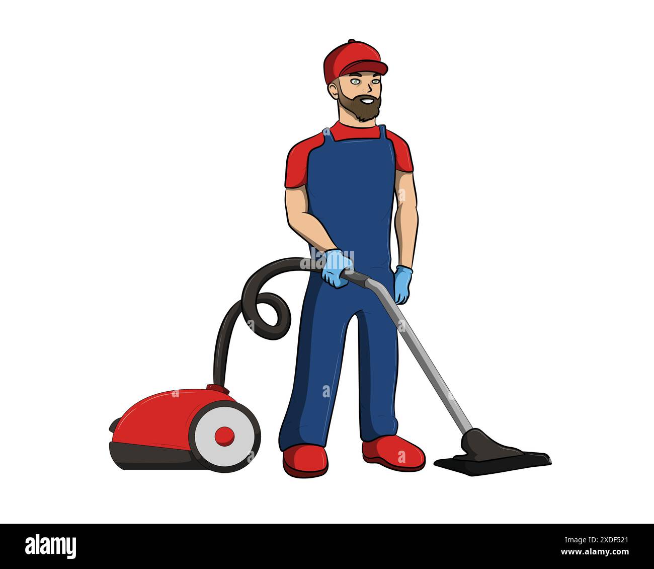 House cleaning cartoon hi-res stock photography and images - Alamy