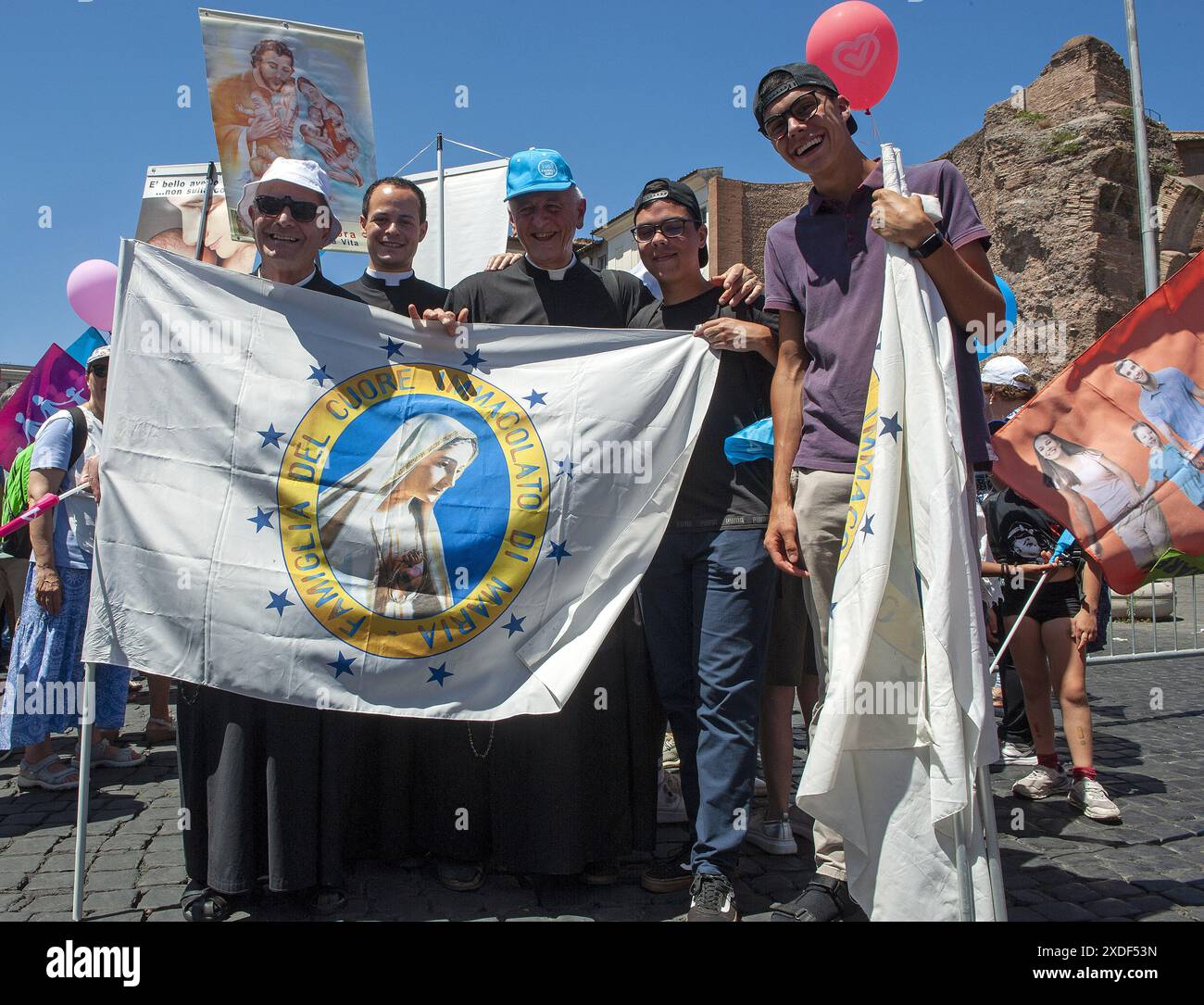Italy, Rome, 2024/6/22.Father Mario Piatti, of the Immaculate Heart of ...