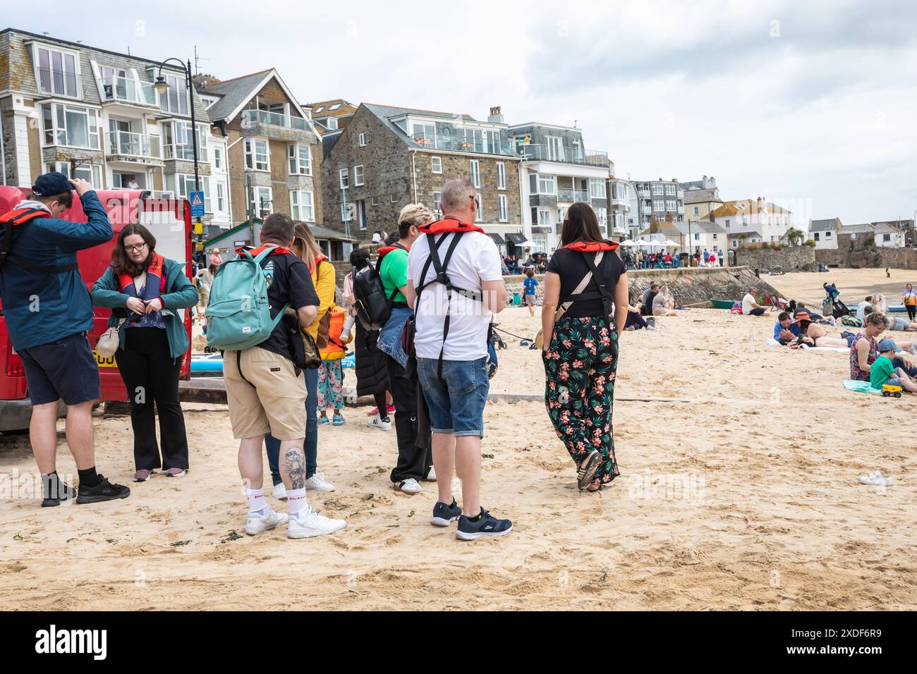 St Ives,Cornwall,22nd June 2024,People were out enjoying the glorious ...