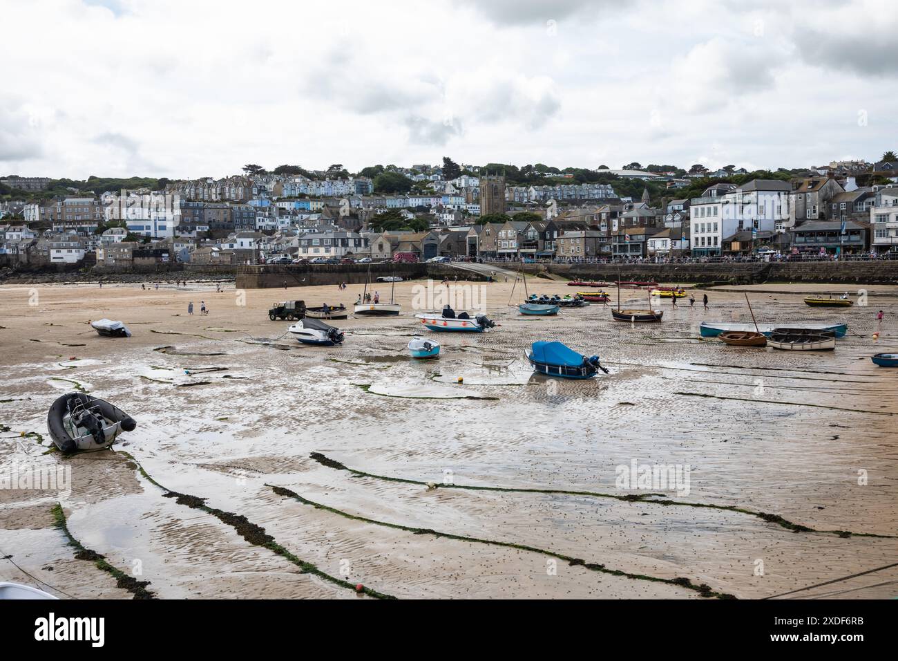 St Ives,Cornwall,22nd June 2024,People were out enjoying the glorious ...