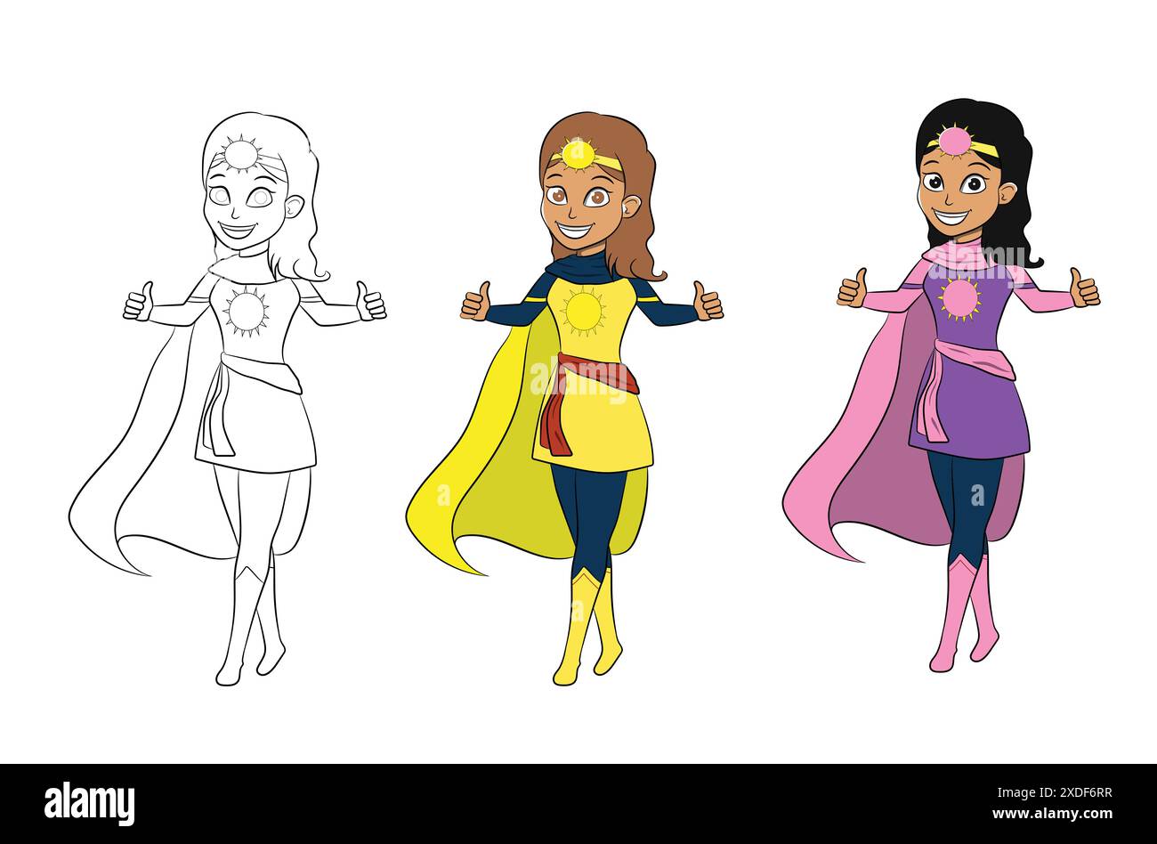 Super Strong Girl Cartoon