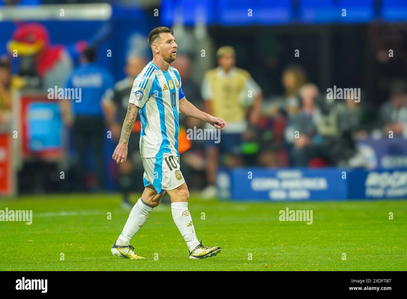 Atlanta, Georgia, USA, June 20, 2024, Argentina forward Lionel Messi ...