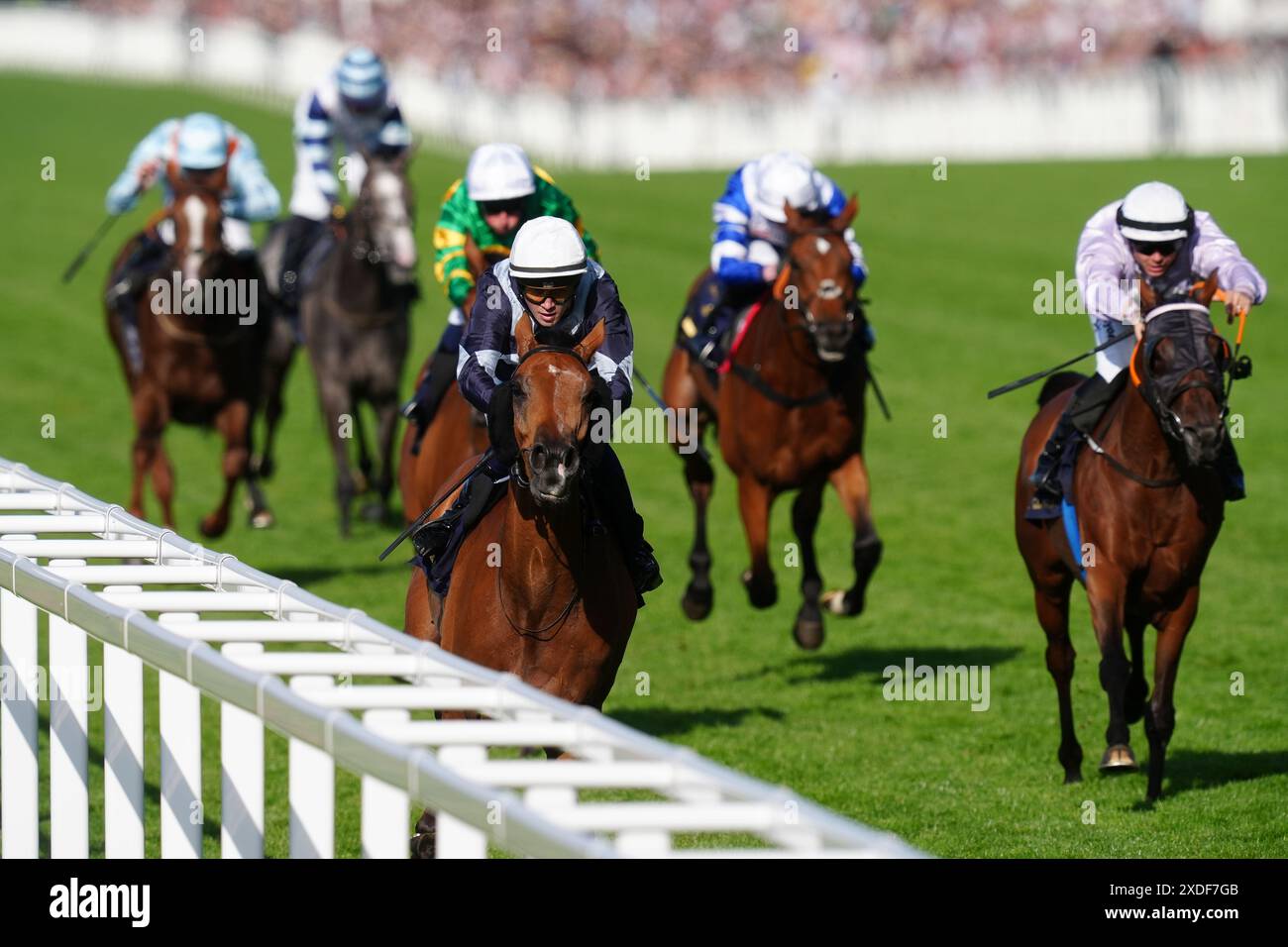 Uxmal ridden by Dylan Browne McMonagle wins the Queen Alexandra Stakes ...