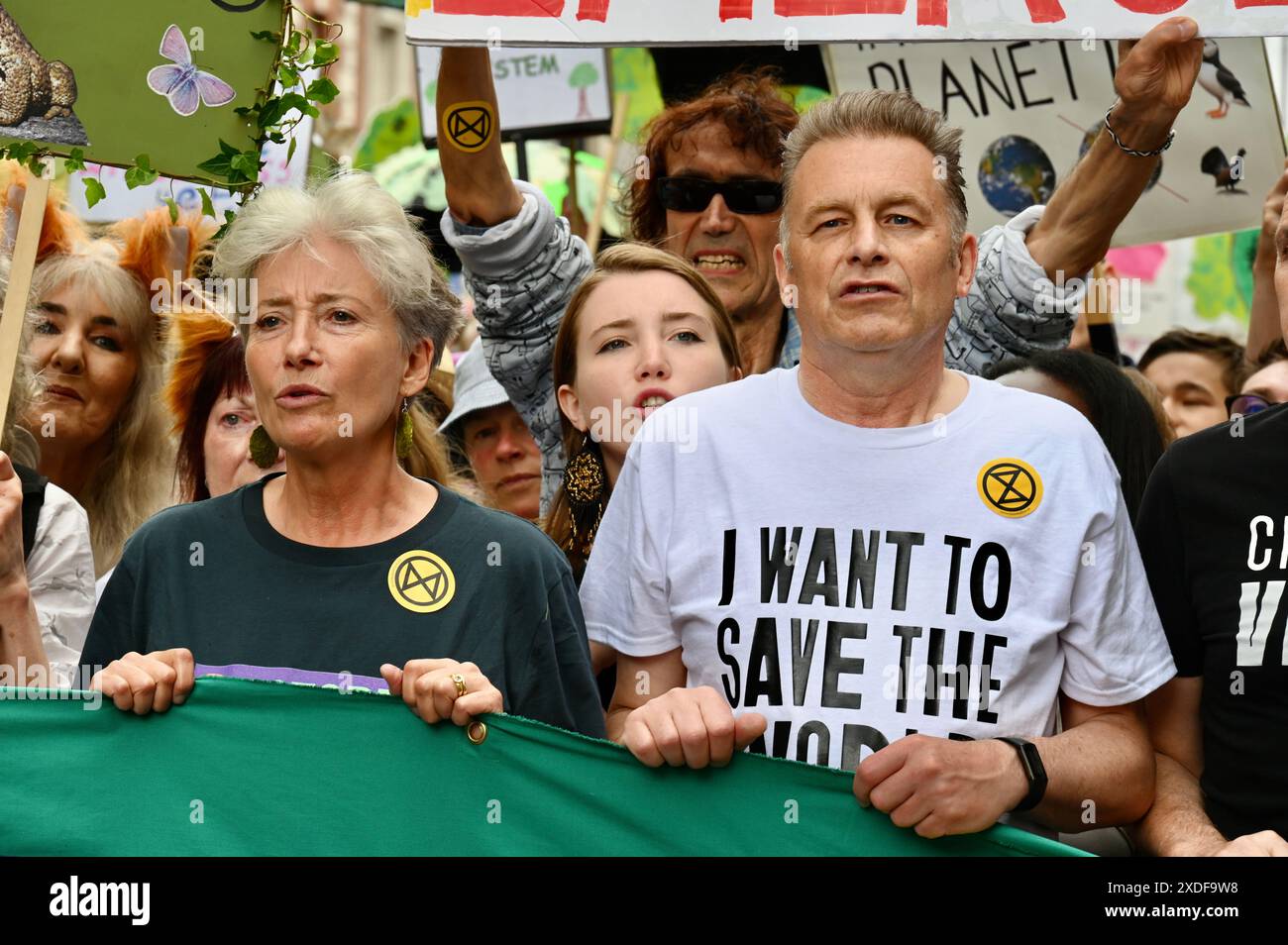 London, UK. 22nd June 2024. Chris Packham, Dame Emma Thompson. Chris ...